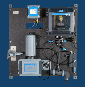 Single Parameter Monitoring Panel with SC4500 and CL17sc | Hach